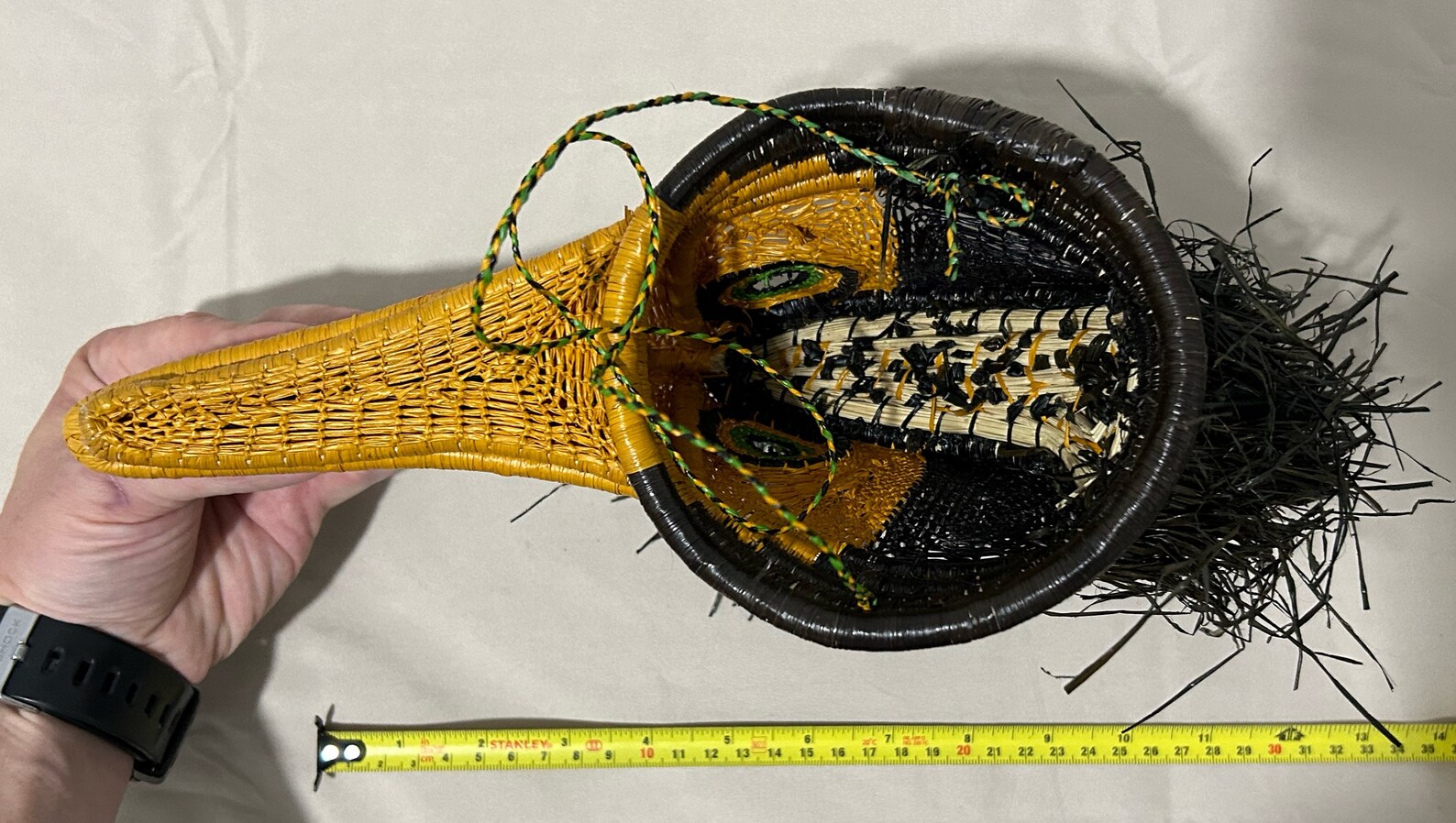 Handmade Palm Fiber Toucan Mask Made by the Embera Indians in the ...