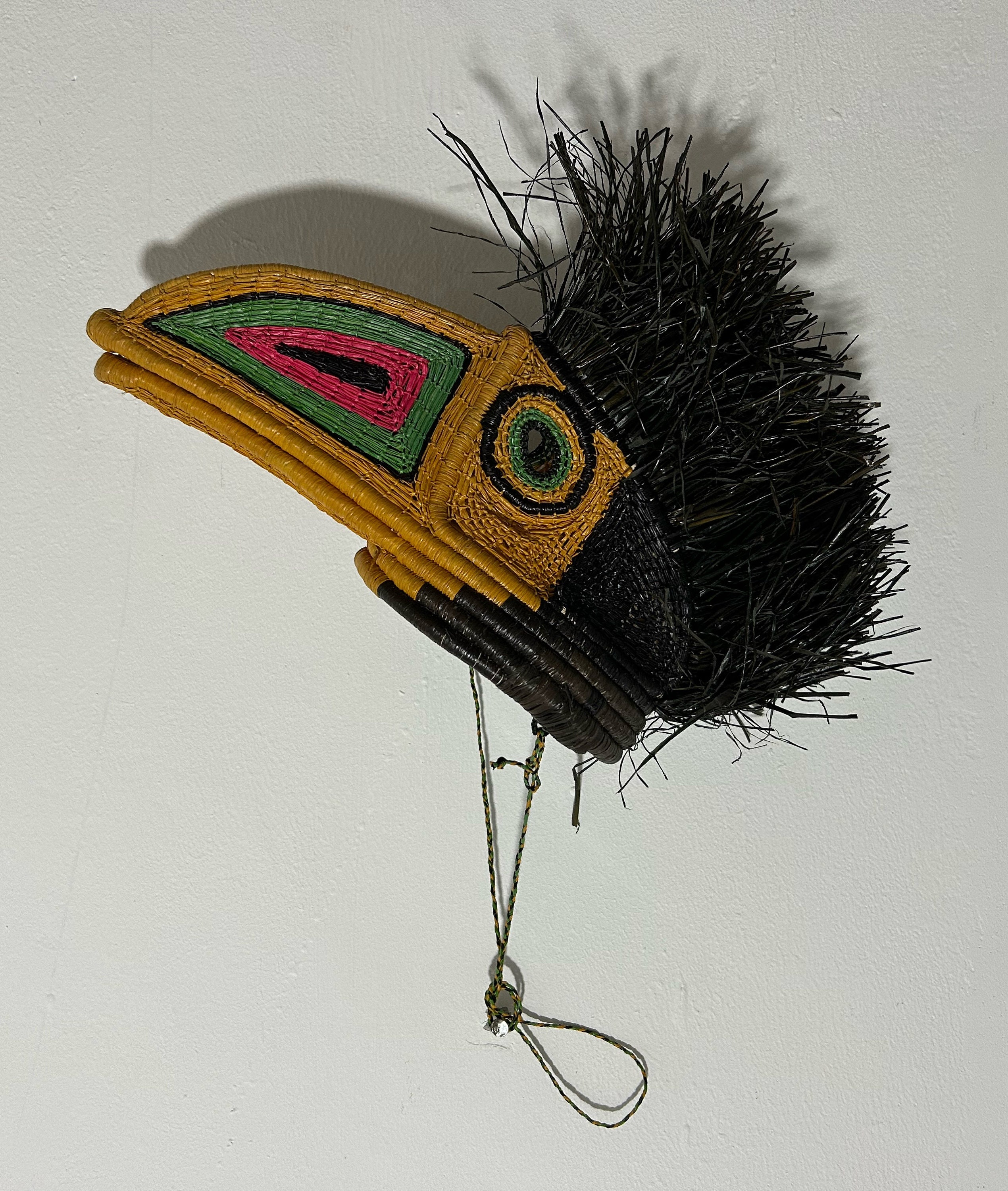 Handmade Palm Fiber Toucan Mask Made by the Embera Indians in the ...
