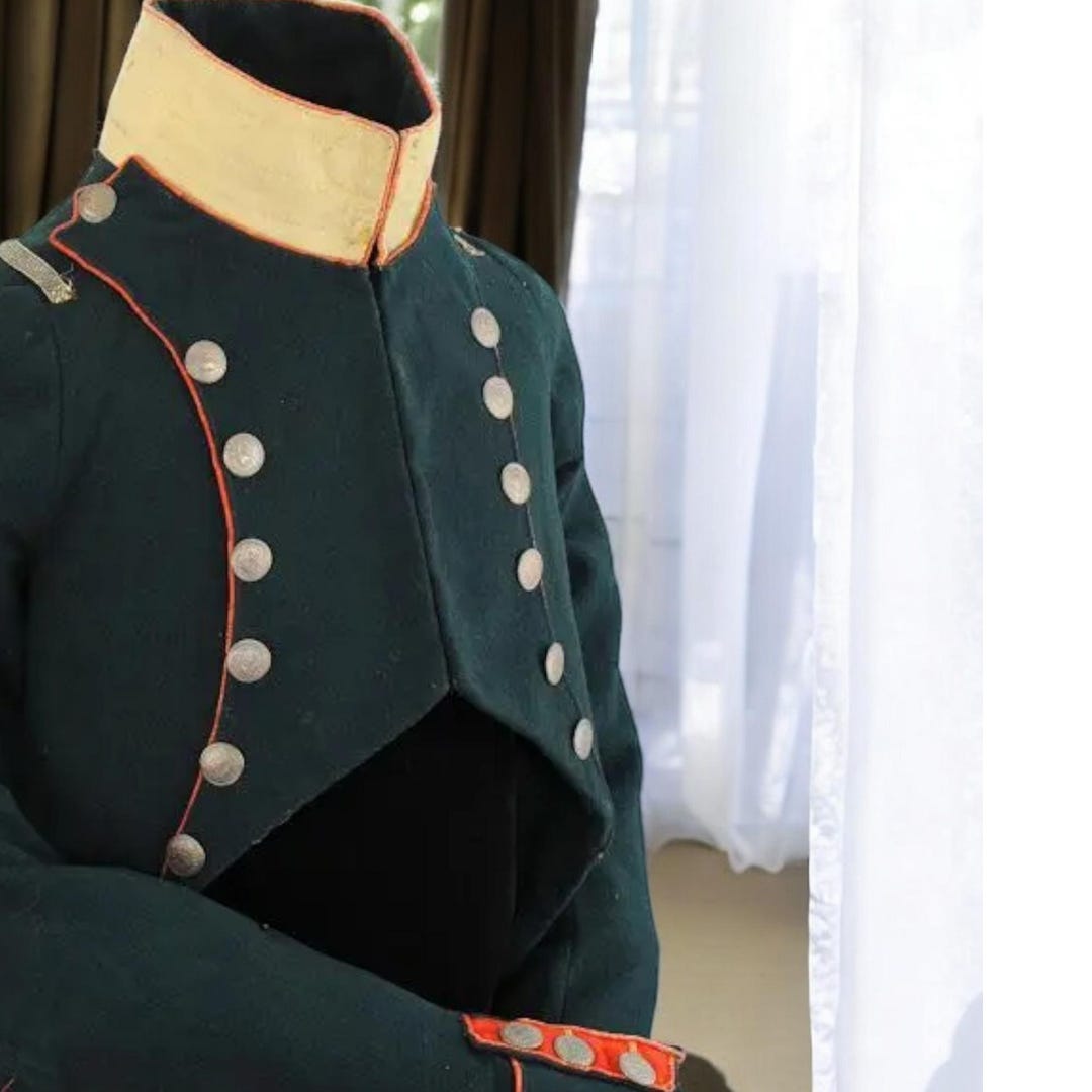 Napoleonic Jacket, 19th Century Military Coat, Officer Dress Tunic ...