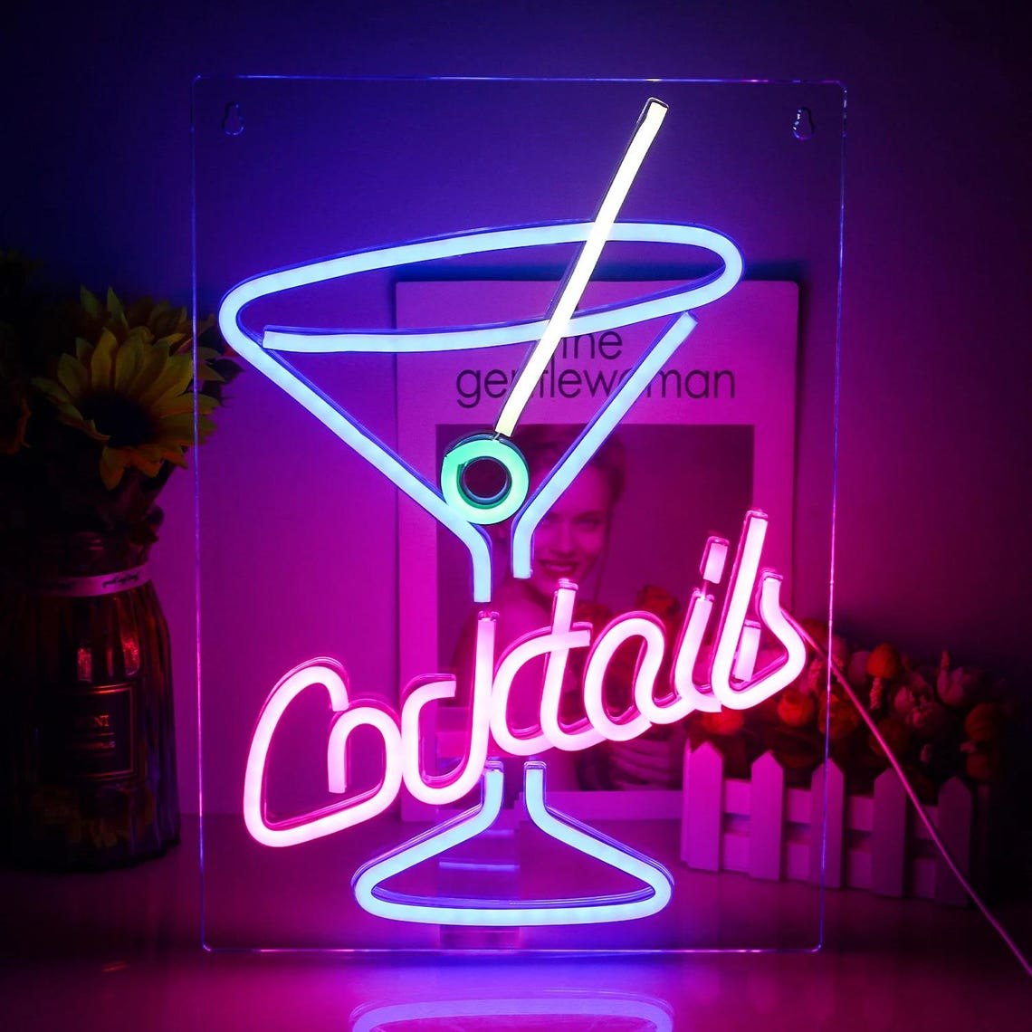 Custom Bar Neon Light Neon Bar Sign Custom Home Bar Neon Sign Christmas ...