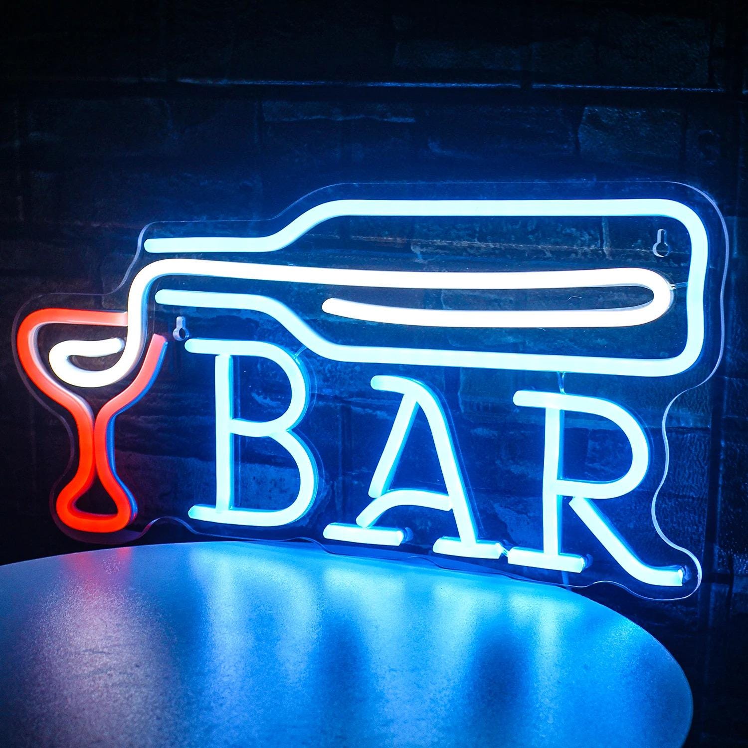 Custom Bar Neon Light Neon Bar Sign Custom Home Bar Neon Sign Christmas ...