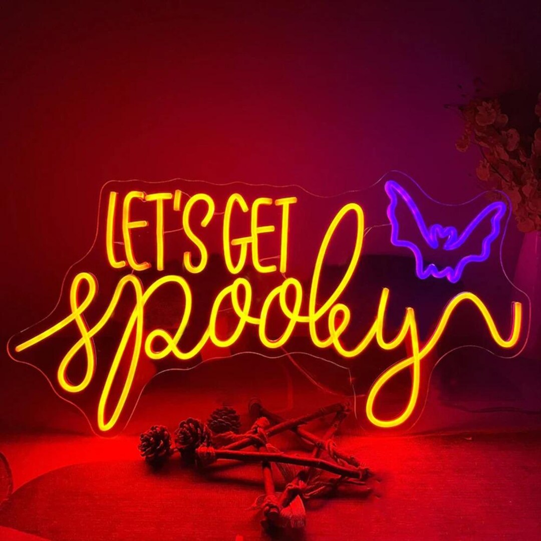 Custom Halloween Neon Sign Spooky Neon Sign Custom Halloween Led Light ...