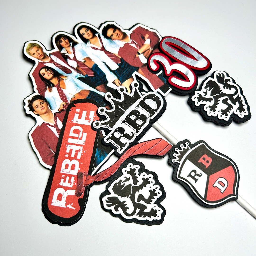 Rebelde Cake Topper | RBD Cake Topper | RBD Tour - Etsy