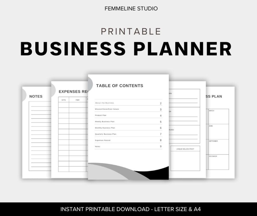 Ultimate Business Planner Printable Planner Business Planner - Etsy