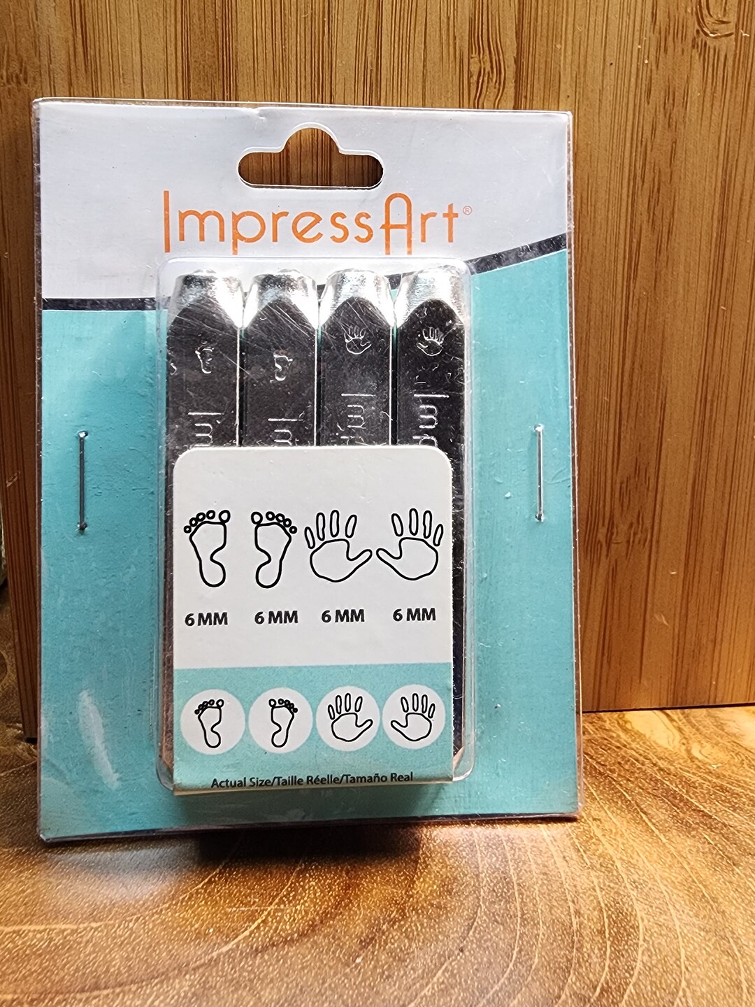Impressart 6mm Detail Stamp Set of 4, New in Package, for Handstamping ...