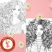 100 80's Fashion Girls Coloring Pages, 80's Fashion Girls Digital ...