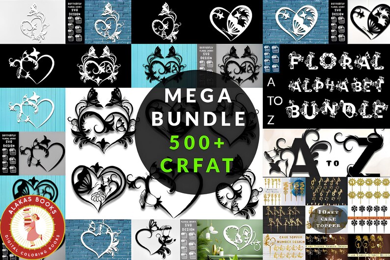 3D Wall Decor Laser Cut Mega Bundle/digital Download /laser Cut Designs ...