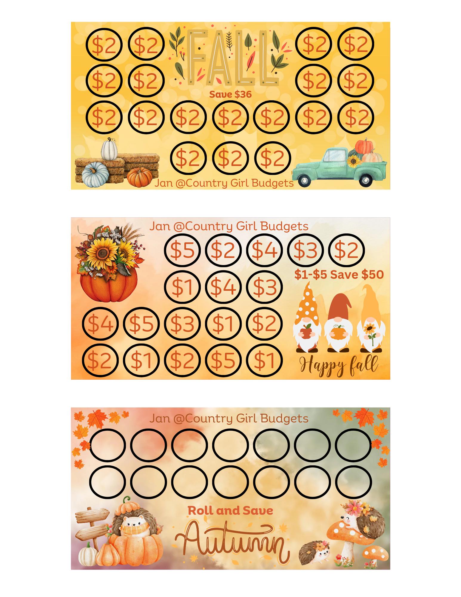 Fall Savings Challenge - Etsy