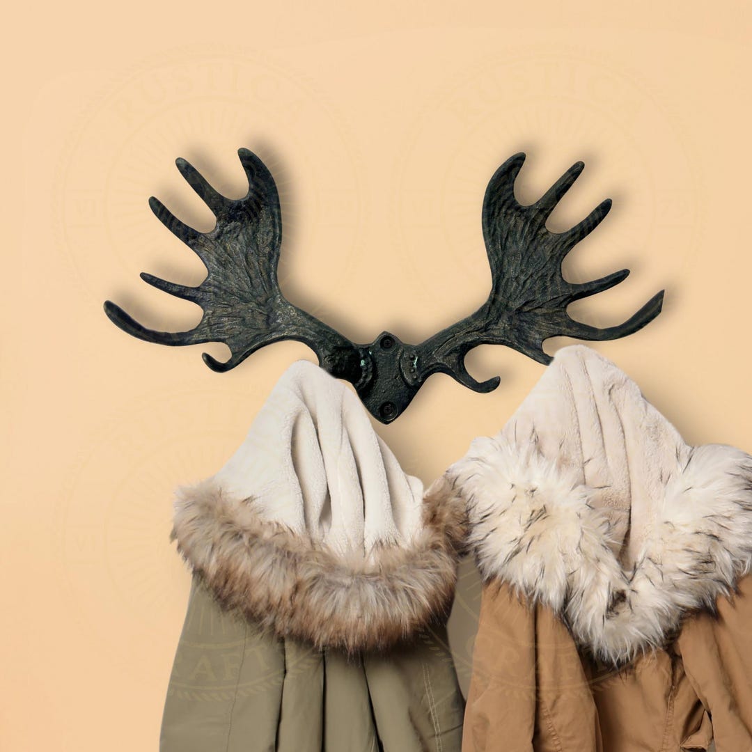 Deer Antlers Hanger / Unique Wall Hanger / Wall Decoration - Etsy
