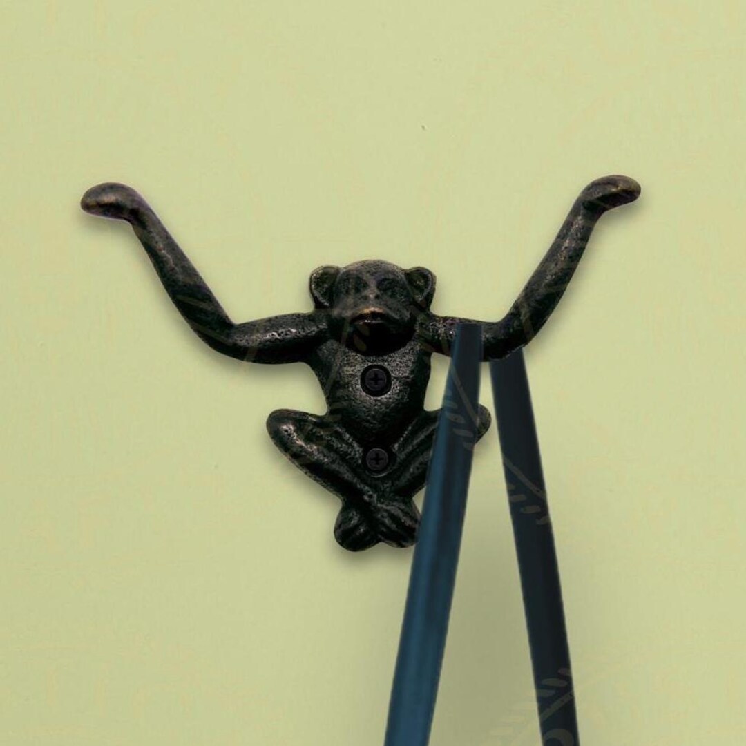 Monkey Wall Hook / Wall Hanger for Clothes, Coats, Bags and Hats - Etsy