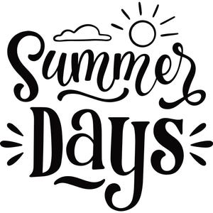 Enjoy Summer ,summer Days, Fichier PNG SVG . Téléchargement Instantané ...