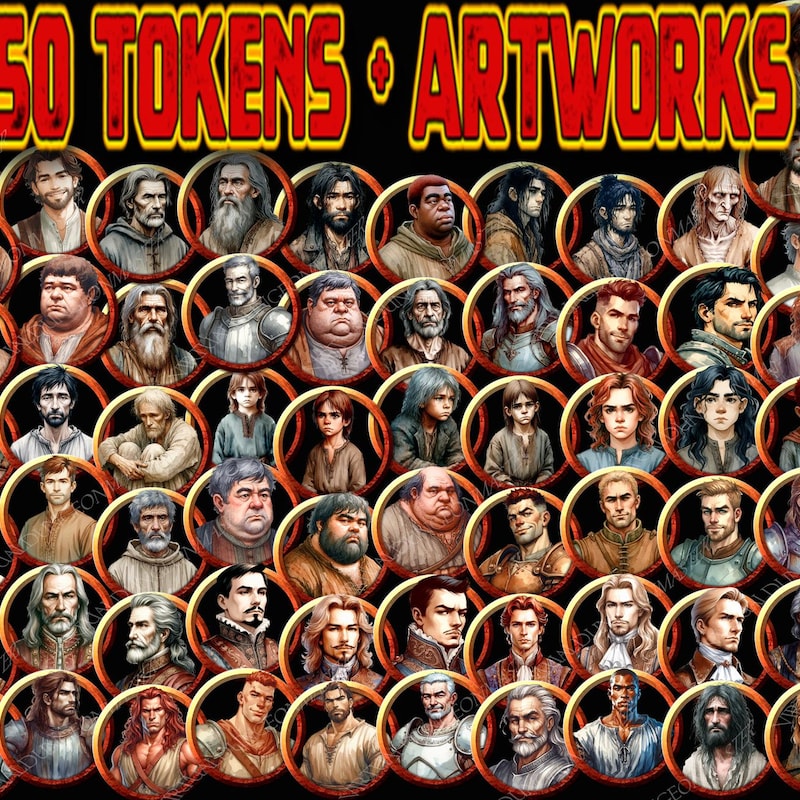 D&d Characters Images - Etsy