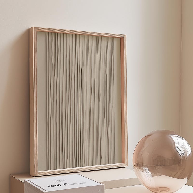 Neutral Textured Wall Art - Etsy