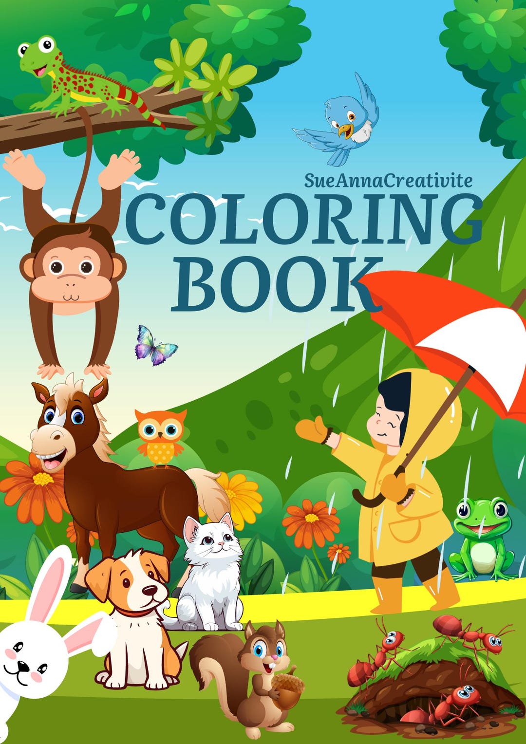 Fun and Educational Kids Coloring Book Interactive Kids Coloring Book ...