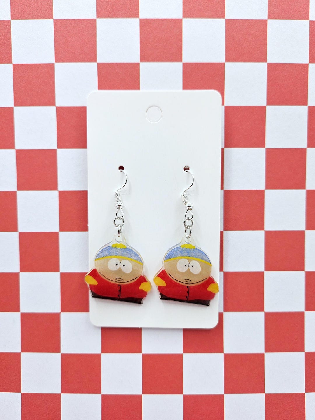 Eric Cartman Southpark Funny Cute Dangle Resin Shrinkydink Hand Drawn ...