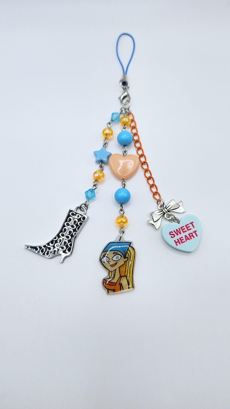 Lindsay Total Drama Island TDI Phone Strap Key Chain - Etsy