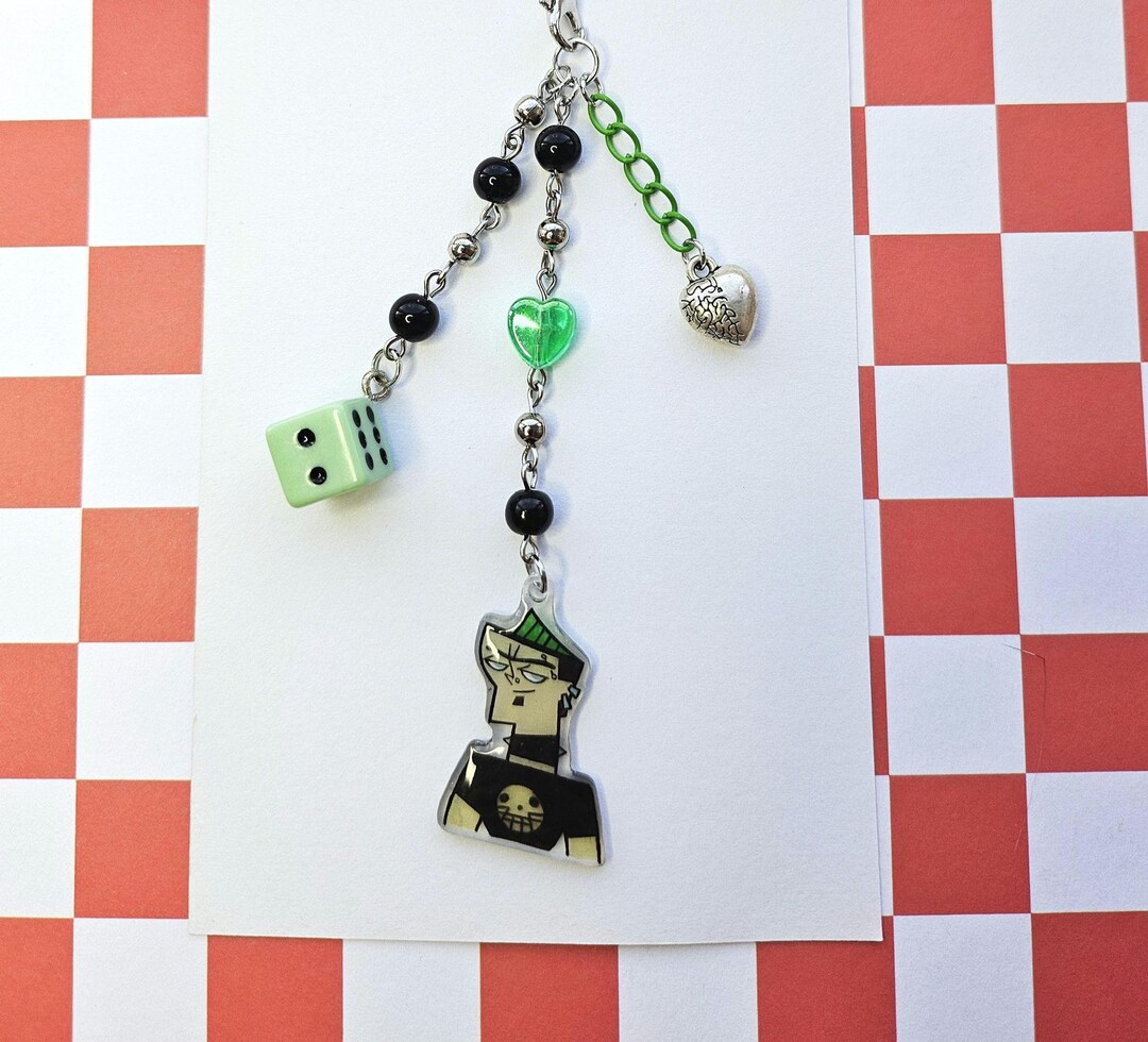 Duncan Total Drama Island TDI Phone Strap Key Chain - Etsy