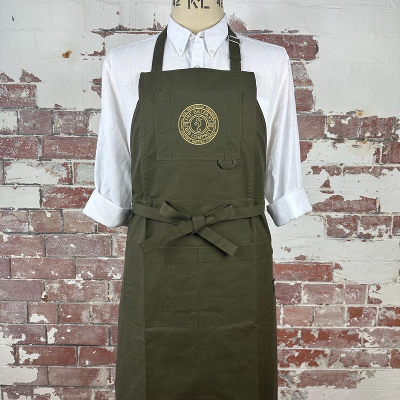 Waxed Kitchen Apron - Etsy