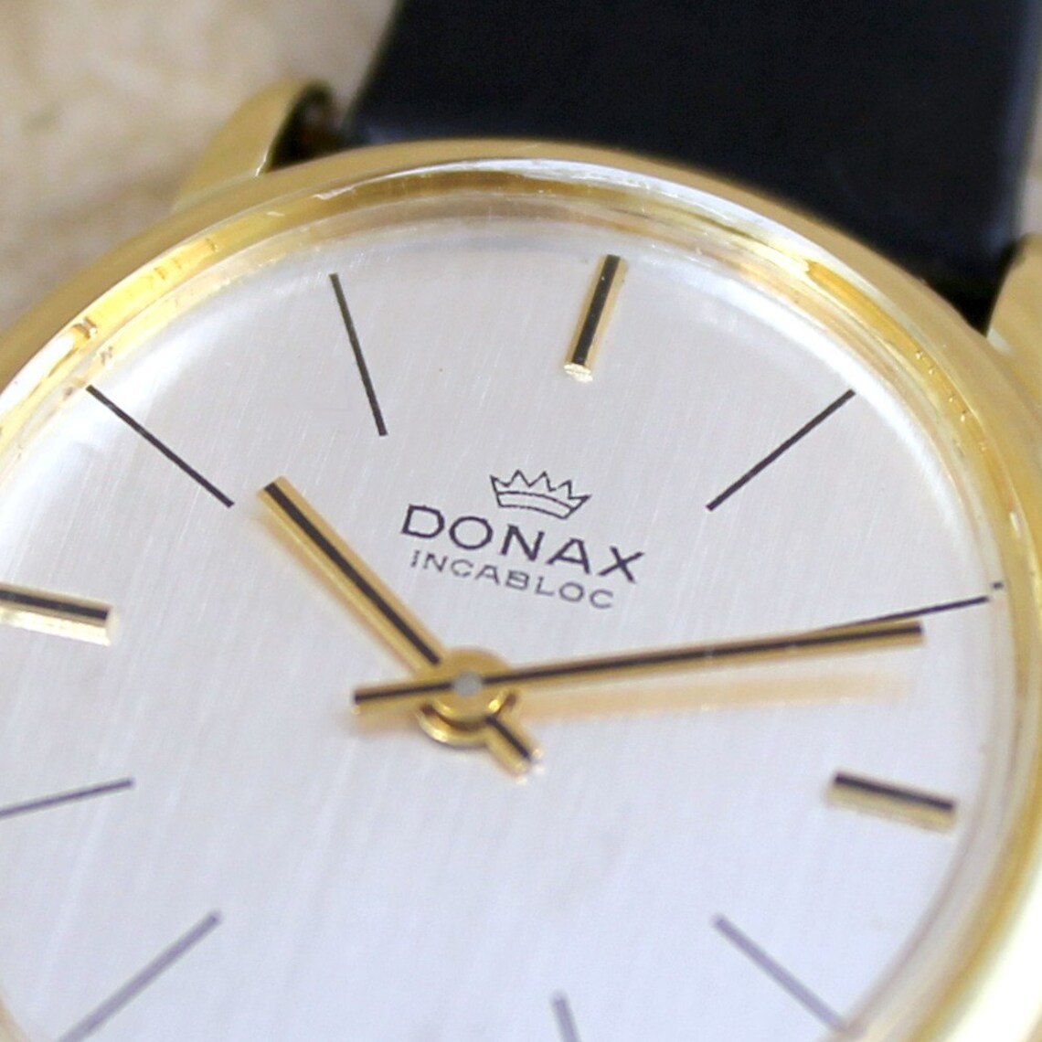 18K Yellow Gold Vintage Donax Wrist Watch Swiss Made Circa - Etsy