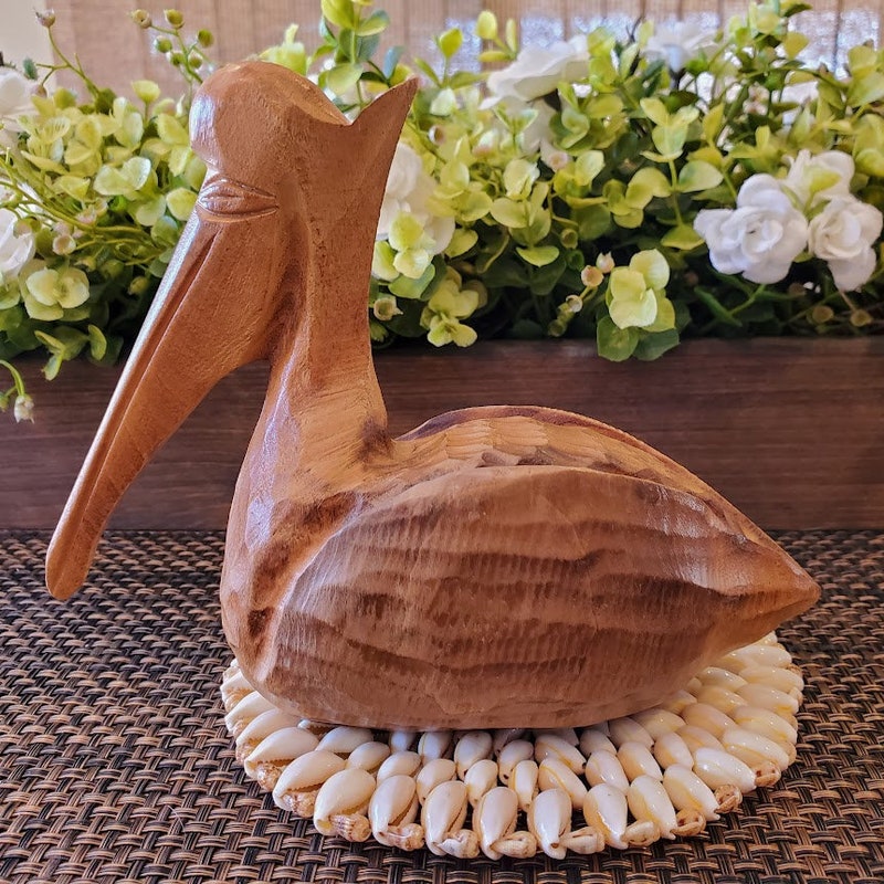 Wood Pelican - Etsy