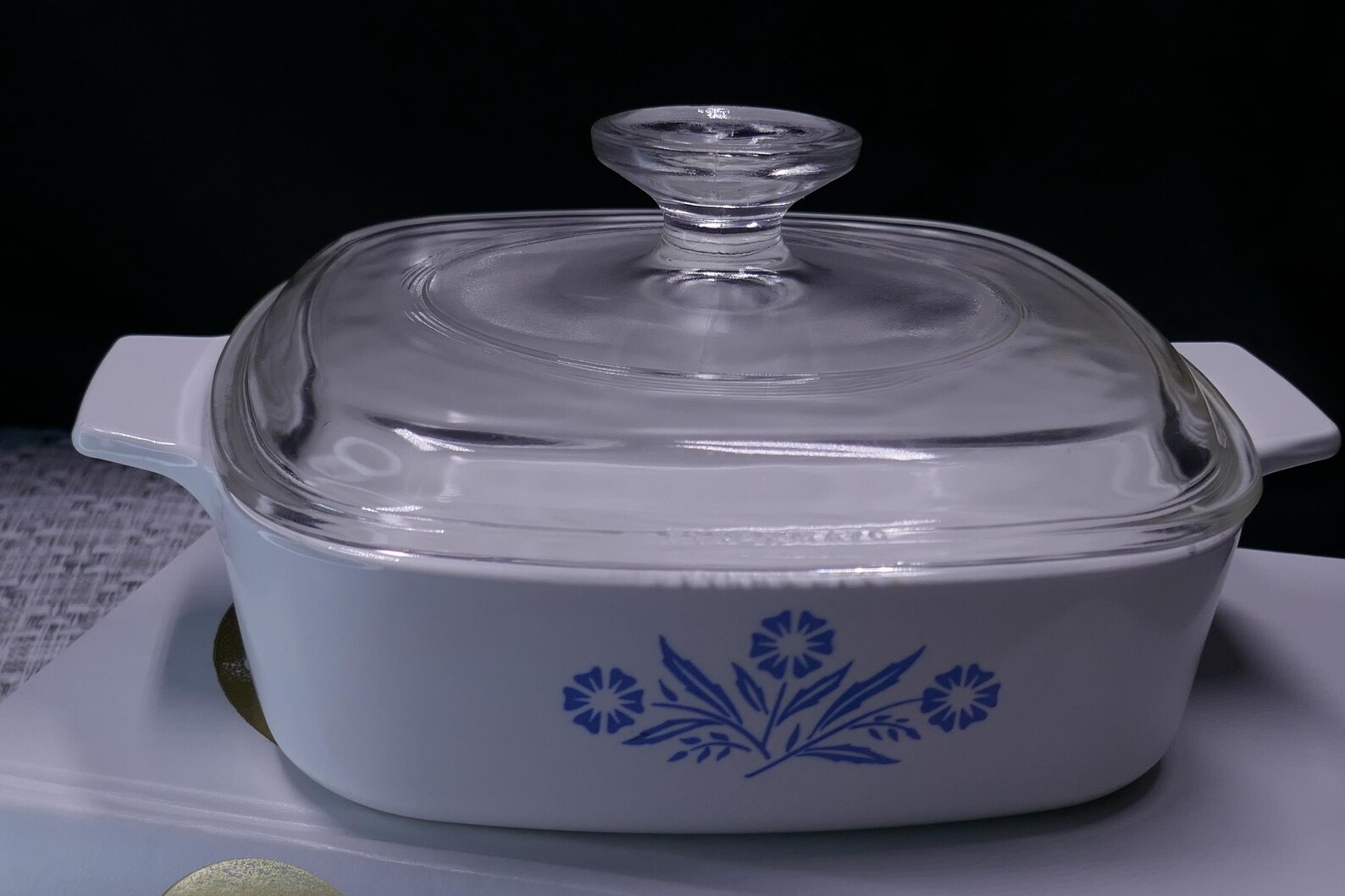12pc Set Vintage Corning Ware Cornflower Blue Pattern Casseroles Dishes ...