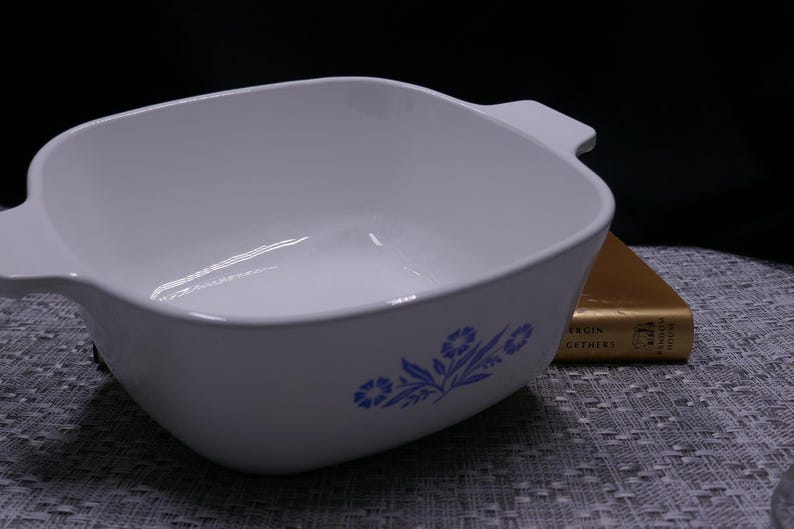 12pc Set Vintage Corning Ware Cornflower Blue Pattern Casseroles Dishes ...