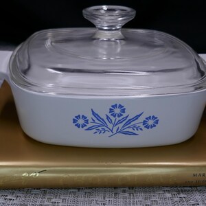 12pc Set Vintage Corning Ware Cornflower Blue Pattern Casseroles Dishes ...