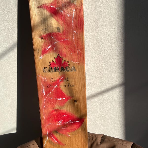 Wooden Canadian Flag - Etsy Canada