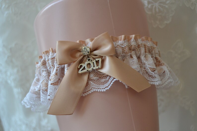 Champagne Prom Garters Prom Garter Custom Made Prom Garter | Etsy