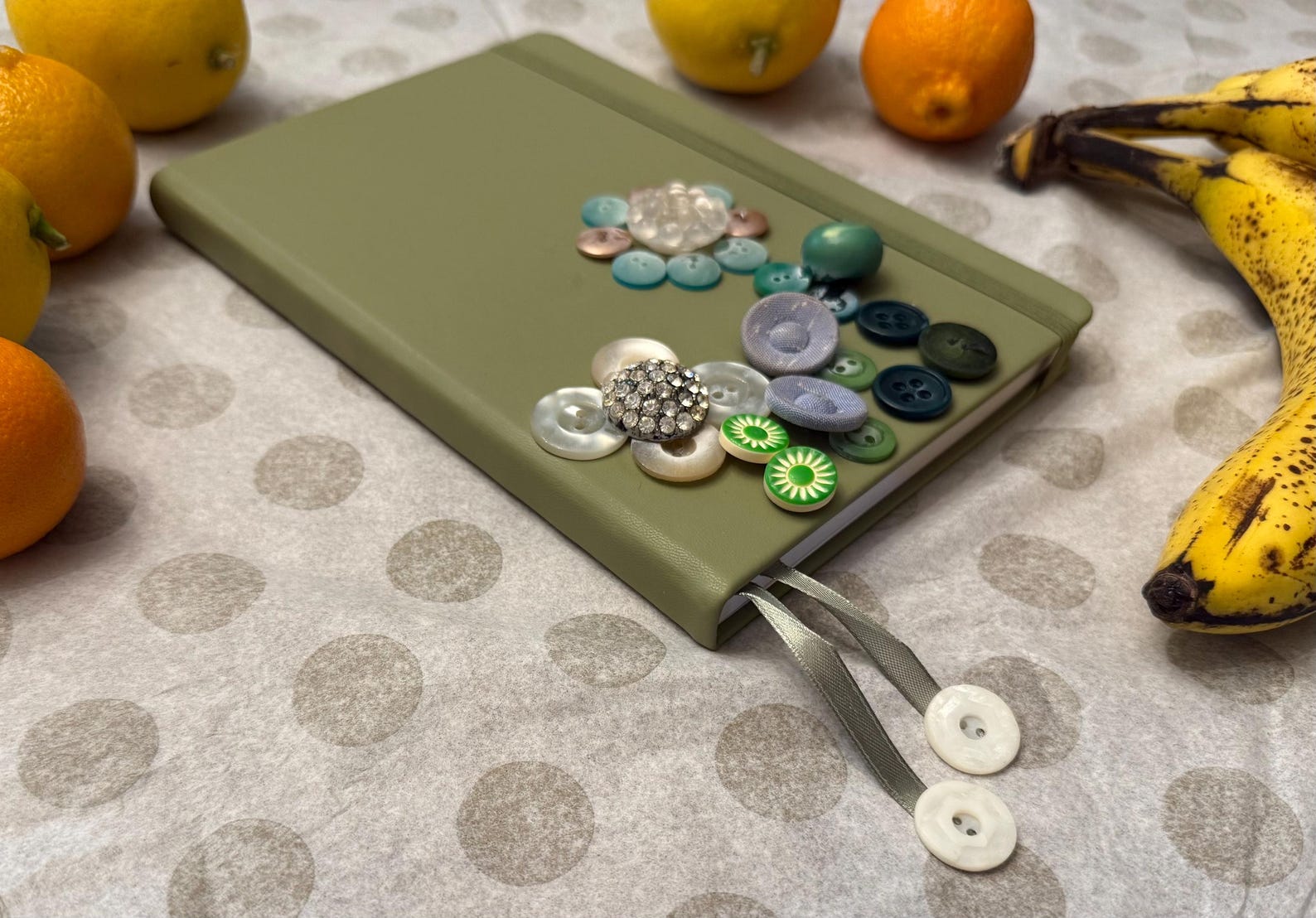 Button & Charm Journal: Handmade Bedazzled Notebook, Sketchbook - Etsy