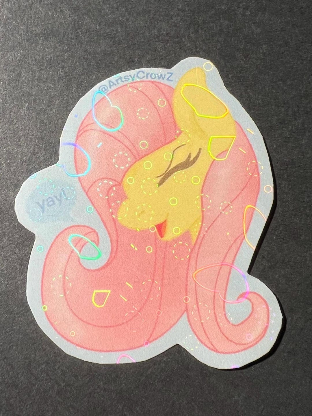 MLP Fluttershy Yay! Stickers - Etsy