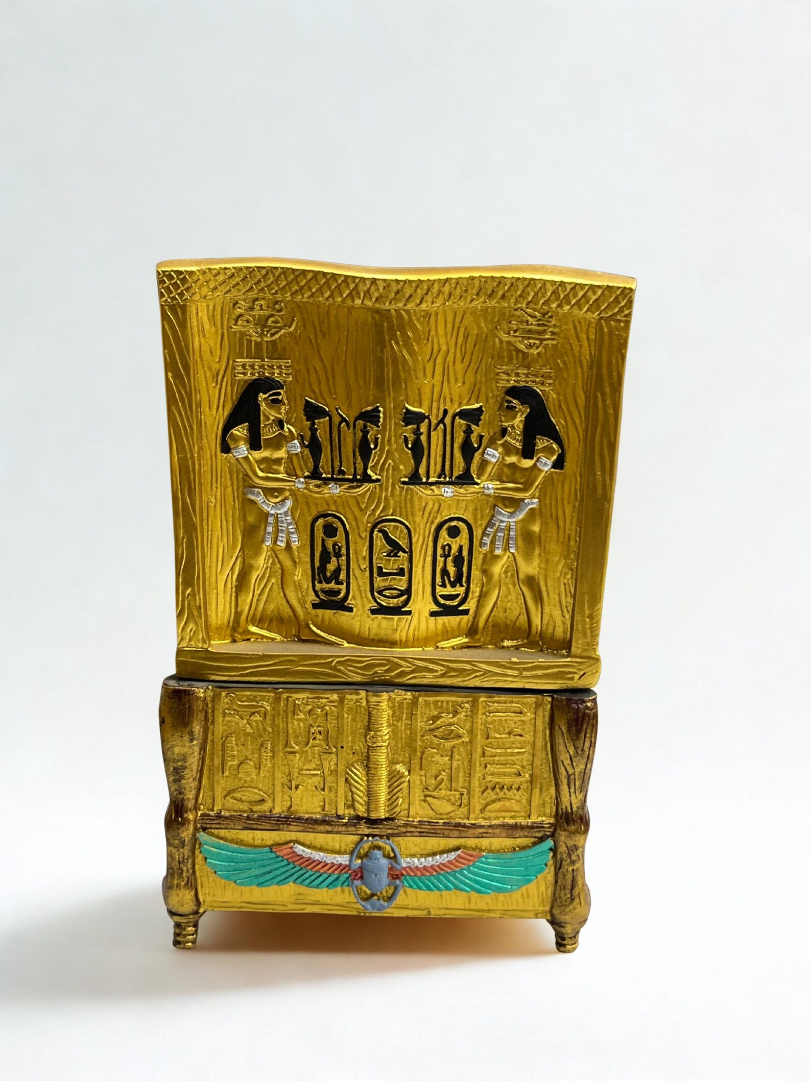 Tutankhamun Throne Replica – Handmade Egyptian Decor Sculpture - Etsy