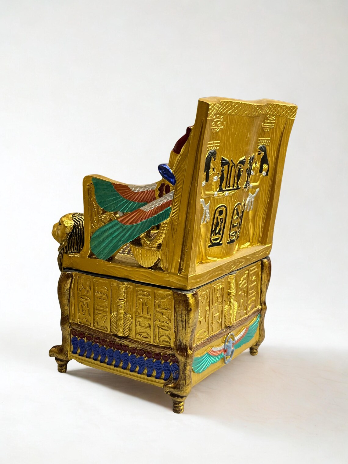 Tutankhamun Throne Replica – Handmade Egyptian Decor Sculpture - Etsy