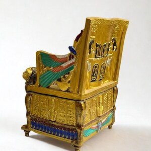 Tutankhamun Throne Replica – Handmade Egyptian Decor Sculpture - Etsy