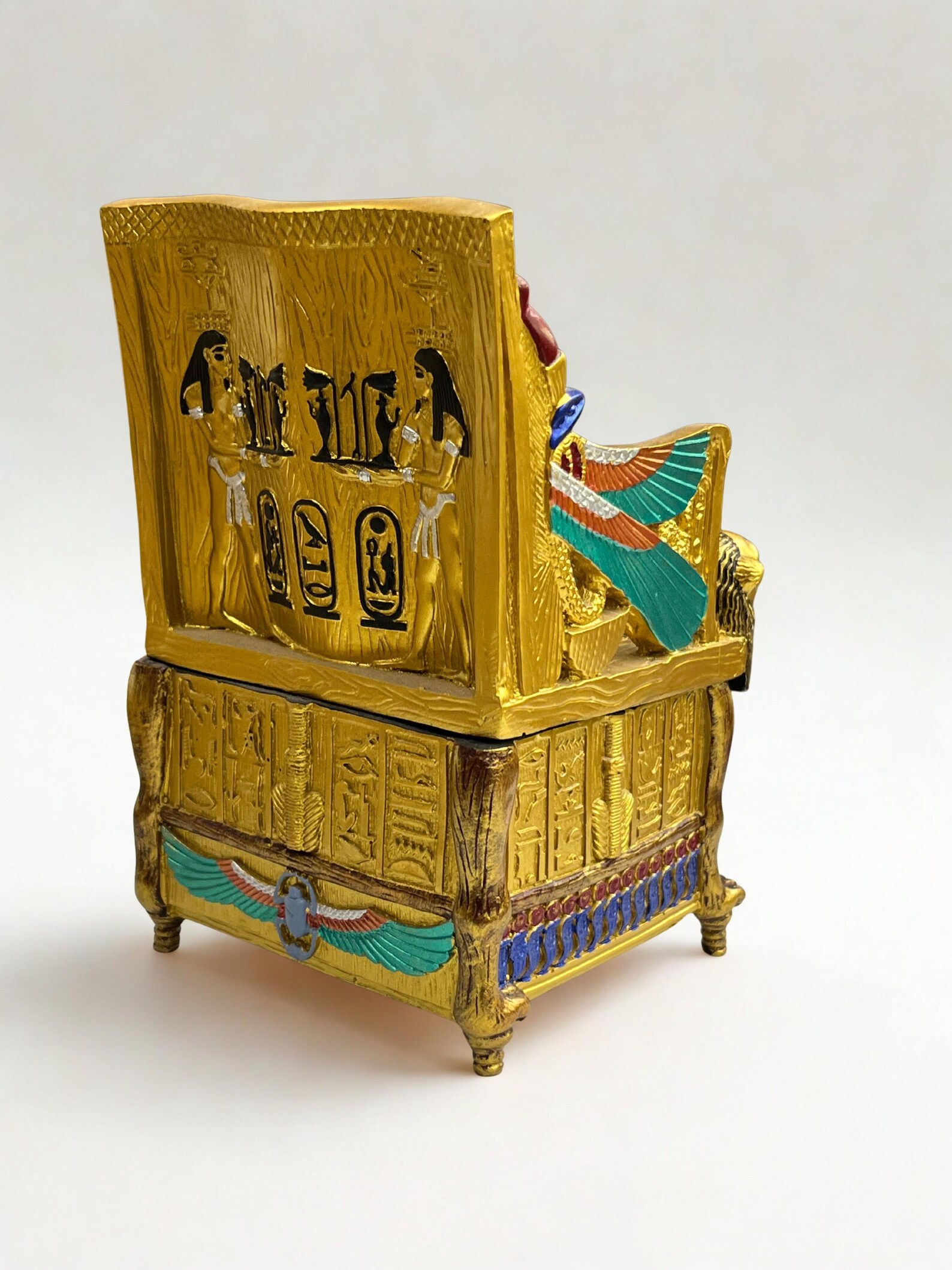 Tutankhamun Throne Replica – Handmade Egyptian Decor Sculpture - Etsy