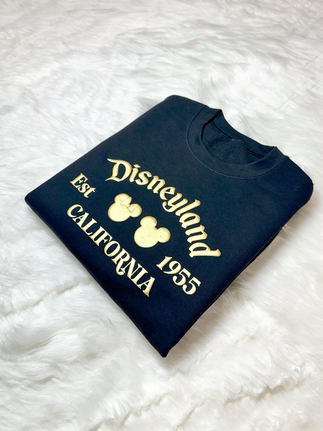 Trendy Disneyland California Puff Sweatshirt, 3D Cute Puff Shirt ...