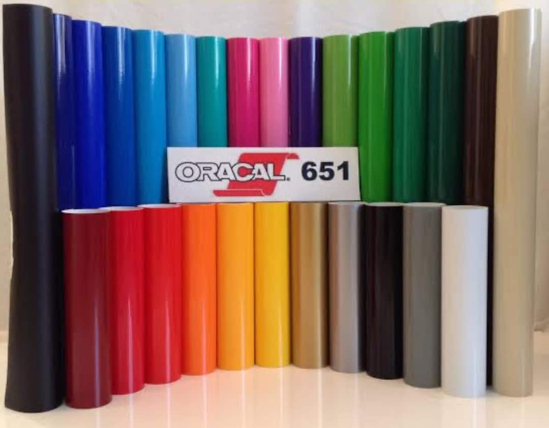 Premium Oracal 651 Permanent Vinyl - Etsy