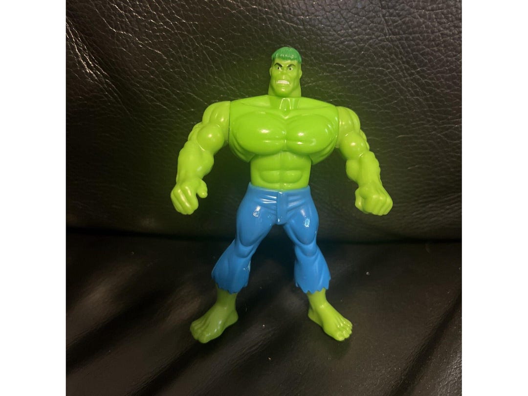 Incredible Hulk Action Figure Marvel 1996 Mcdonald's Happy Meal Toys 4. ...