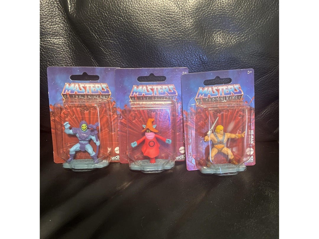 Masters of the Universe MOTU 2 Micro Collection Action Figures Set of 3 ...
