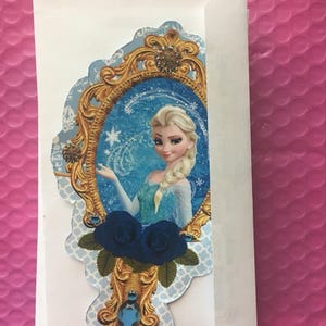 10 Elsa Frozen Mirror Invitations Printed Front and Back - Etsy