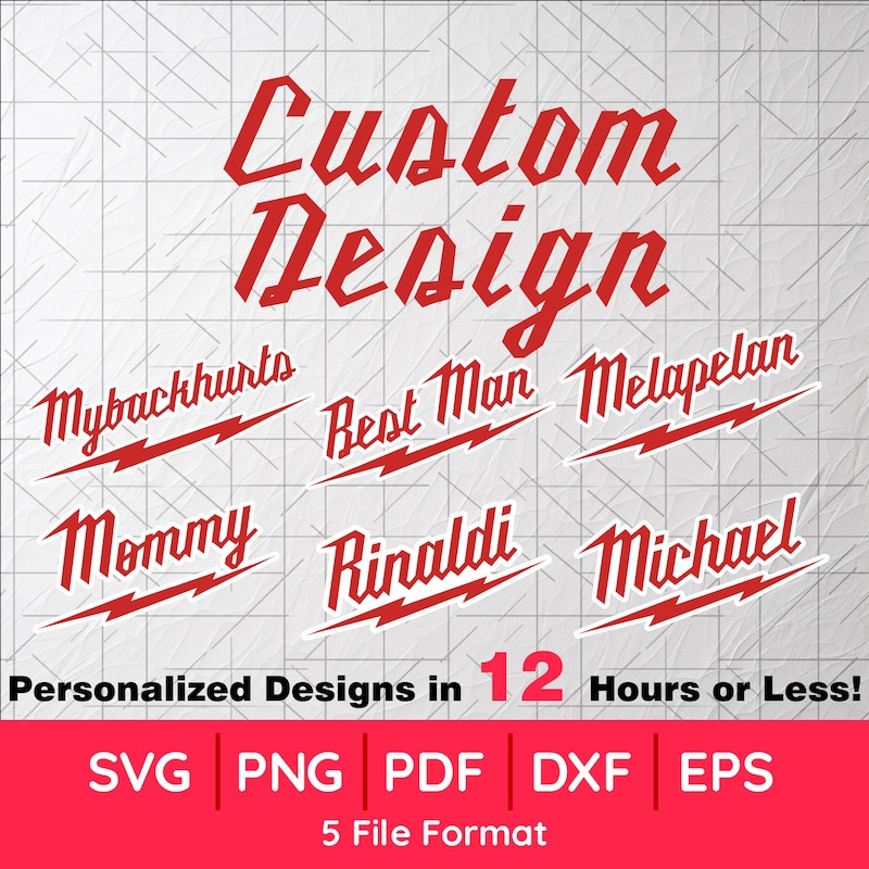 Milwaukee Tools Font - Etsy