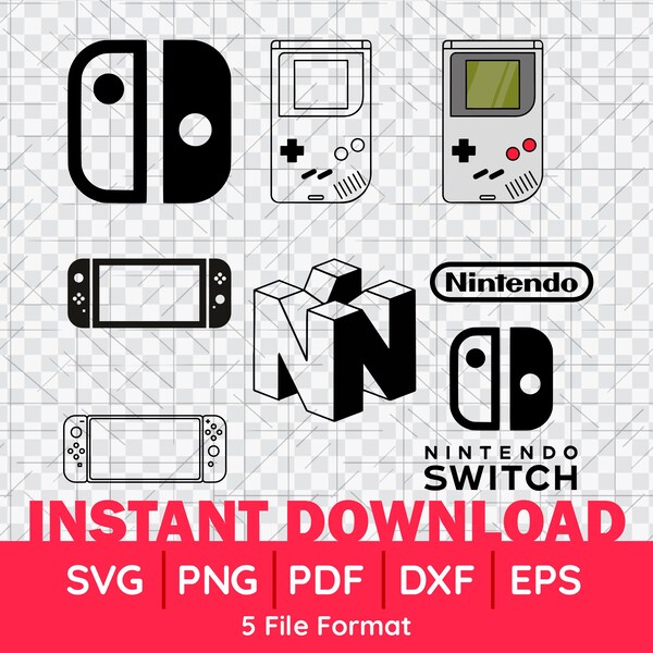 Nintendo Svg - Etsy