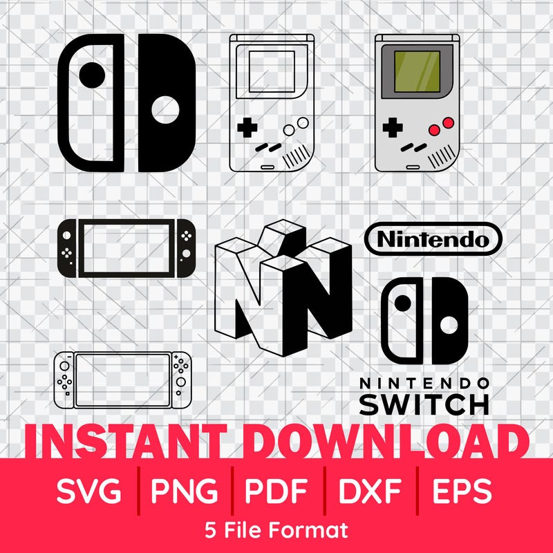 Nintendo Svg - Etsy