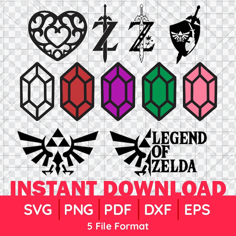 Zelda Stencil - Etsy