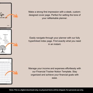 Digital Life Planner for E-ink Tablet - Digital Life for Paper Tablets ...
