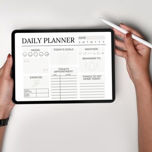 Daily Planner for E-ink Tablets | Designed for Remarkable Tablet ...