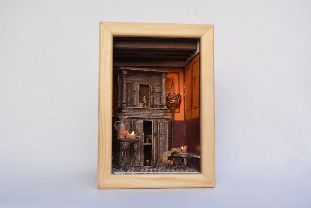 Historical Diorama With a Reconstruction of the Interior of a Roman ...