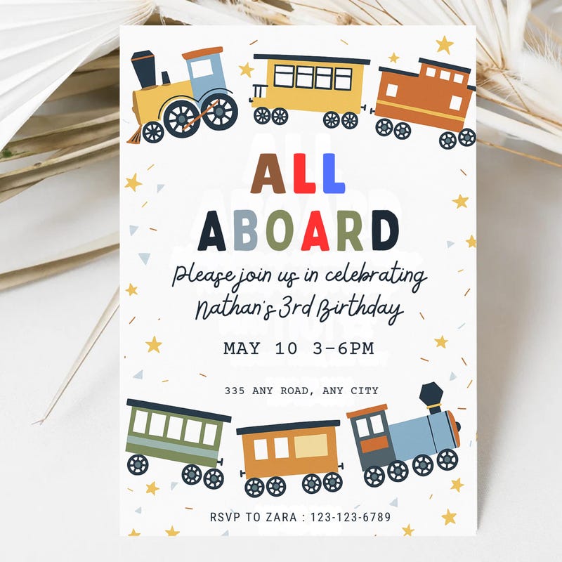 Train Party - Etsy