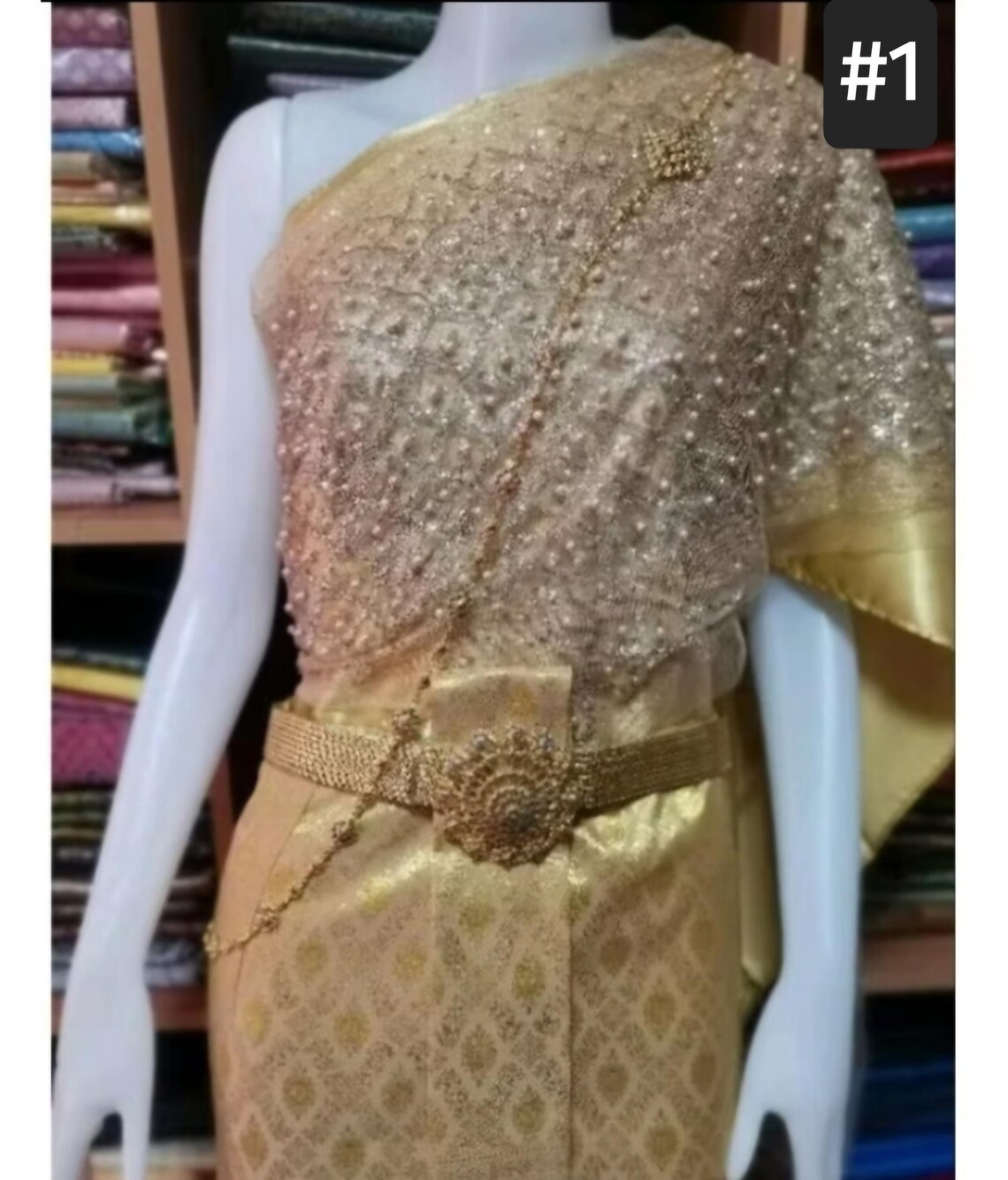 Beautiful Traditional Thai Dressi Thai/khmer Wedding Dressi Handwoveni ...