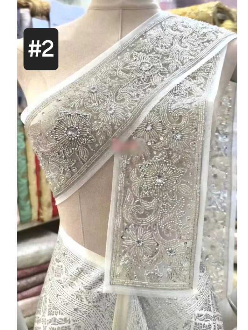 Gorgeous Traditional Thai/khmer Sash| Handmade Bead Embroidery| Asian ...